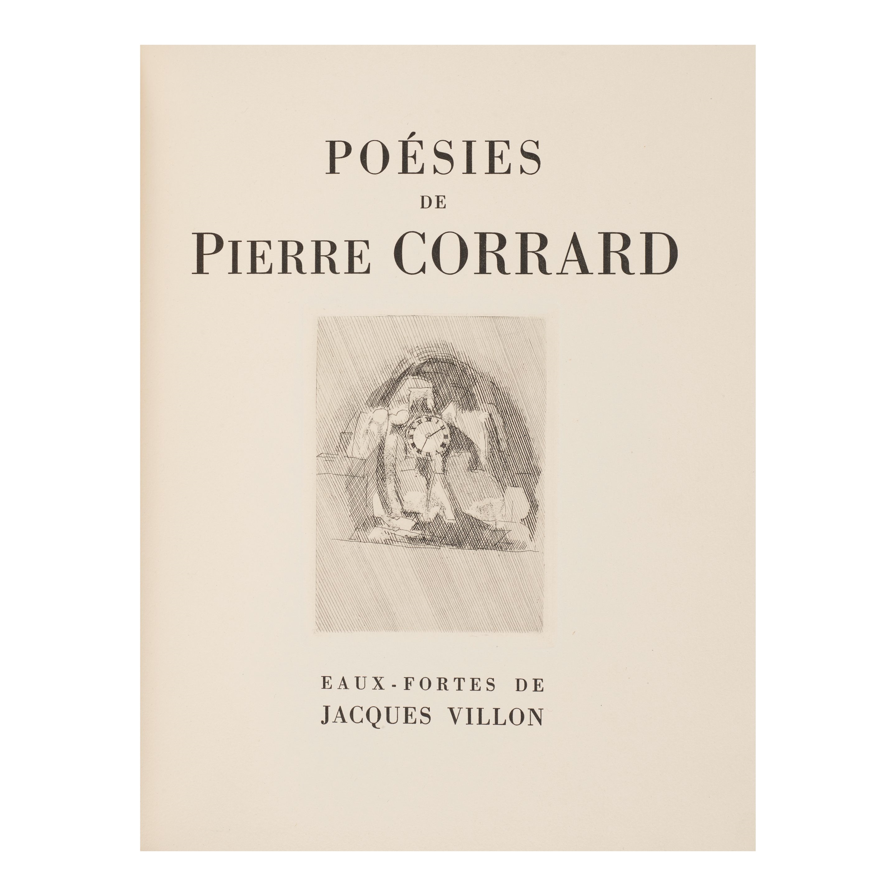 Jacques Villon | Poesies de Pierre Corrard (1937) | MutualArt