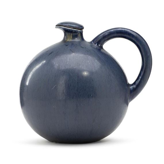 Saxbo | A circular stoneware jug and stopper | MutualArt
