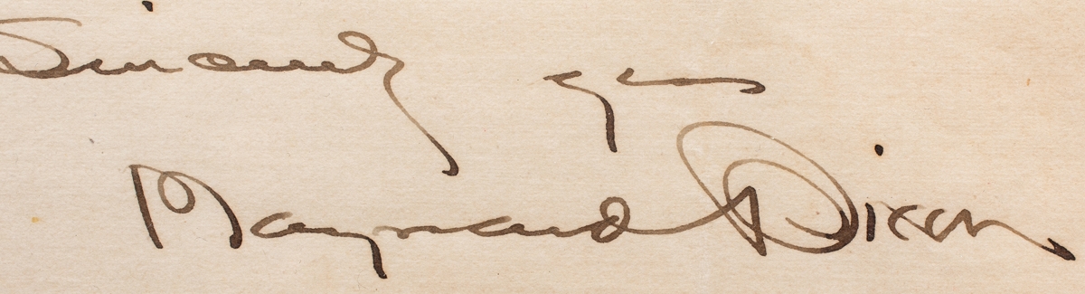 Maynard Dixon | Letter with Sketch | MutualArt