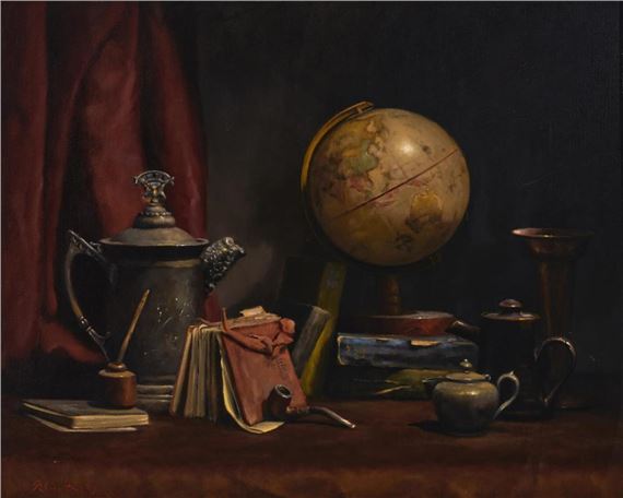Gregory R. Smith | Still life with Globe (7) | MutualArt