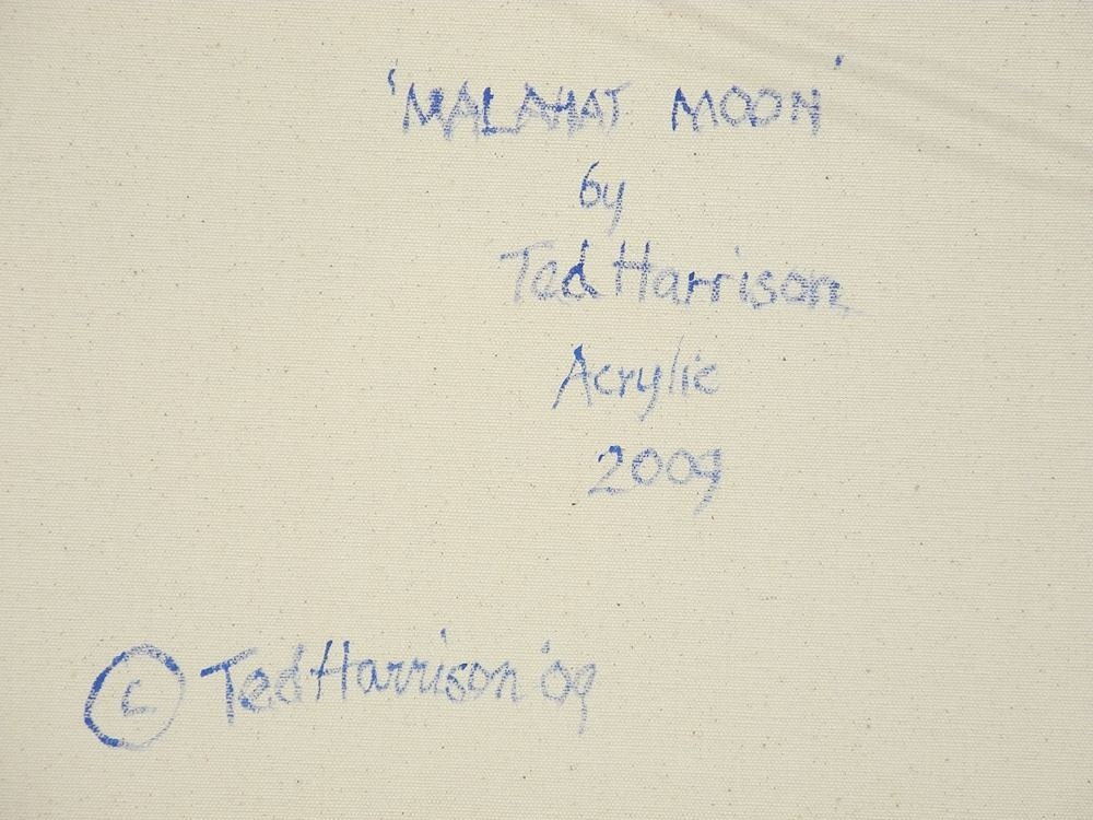 Ted Harrison | Malahat Moon (2009) | MutualArt