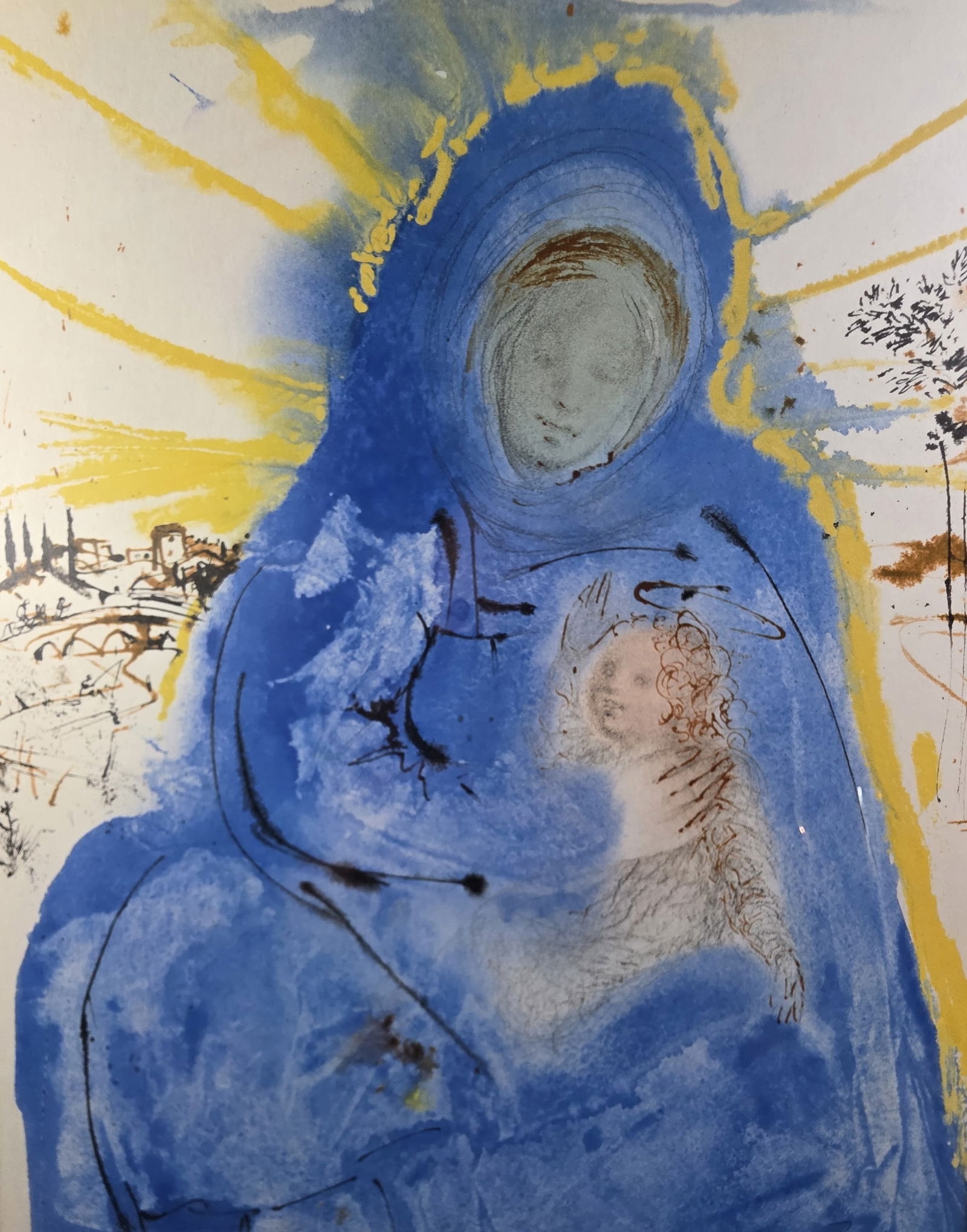 Salvador Dalí | Mary gathering within her heart (1964) | MutualArt
