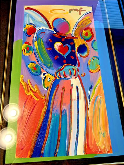 Peter Max | Angel with Heart (2012 - 2025) | MutualArt
