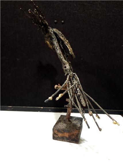 James Bearden | JAMES BEARDEN IRON 16 ABSTRACT TOUCAN BIRD STATUE ...