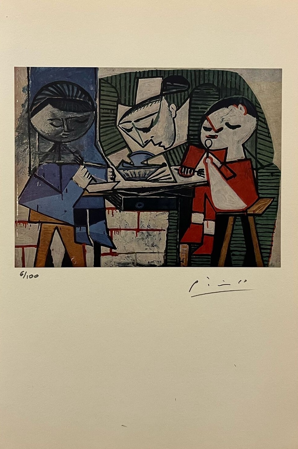 Pablo Picasso | The Meal, 1953 (1958) | MutualArt
