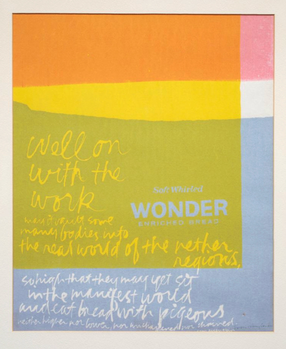 Corita Kent | Well on with the Work (1965) | MutualArt