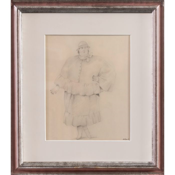 Fernando Botero | Modelo de Lanvin (1981) | MutualArt