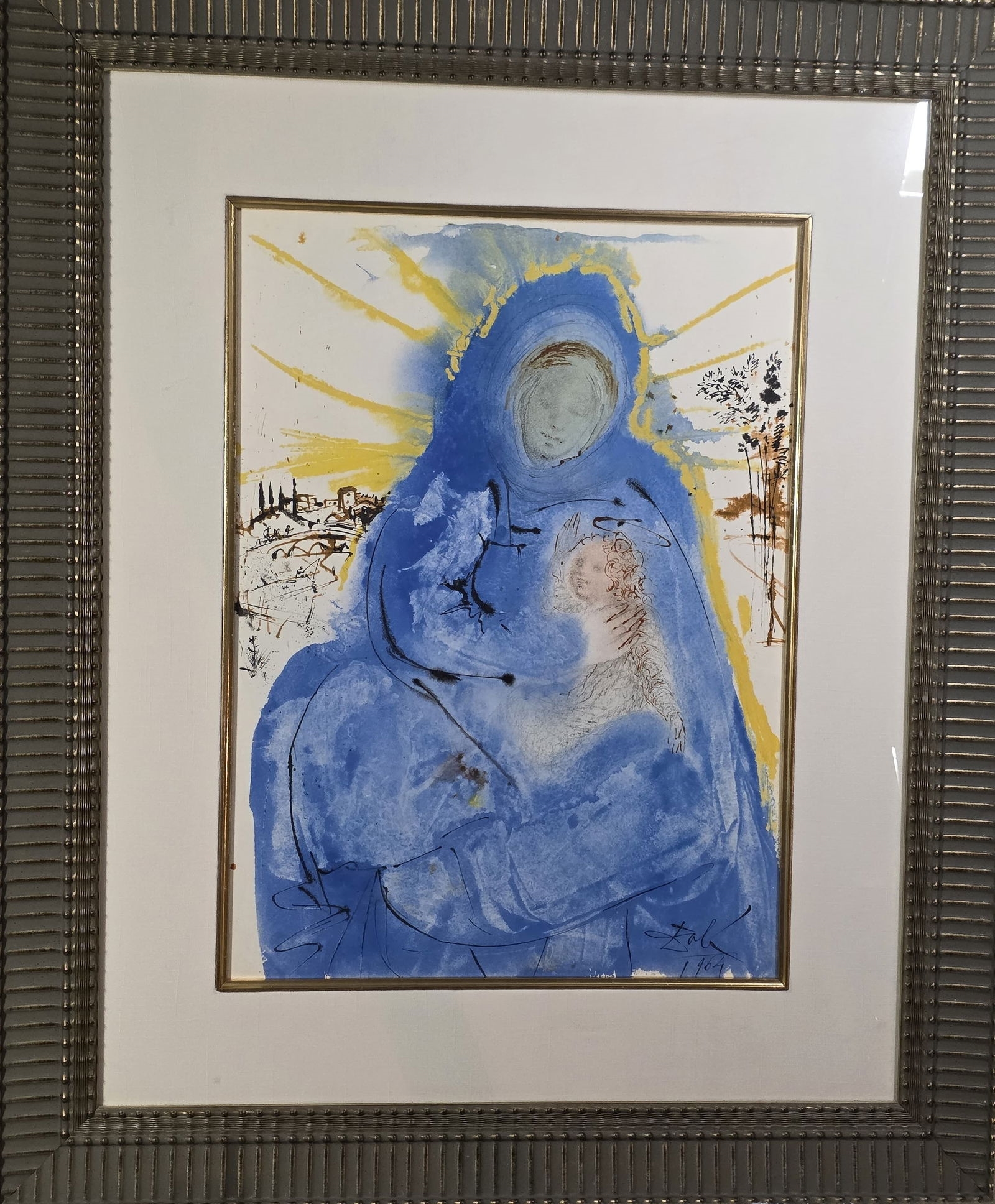 Salvador Dalí | Mary gathering within her heart (1964) | MutualArt