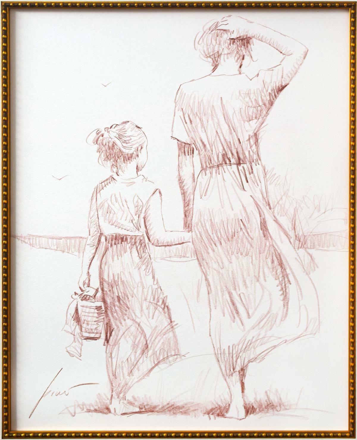 Giuseppe Pino | PINO - BEAUTIFUL UNIQUE DRAWING ON PAPER (2009) | MutualArt