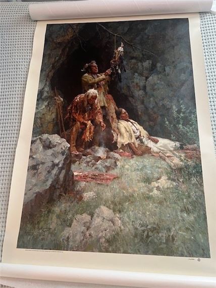 Howard Terpning | Healing Power of the Raven Bundle (2003) | MutualArt