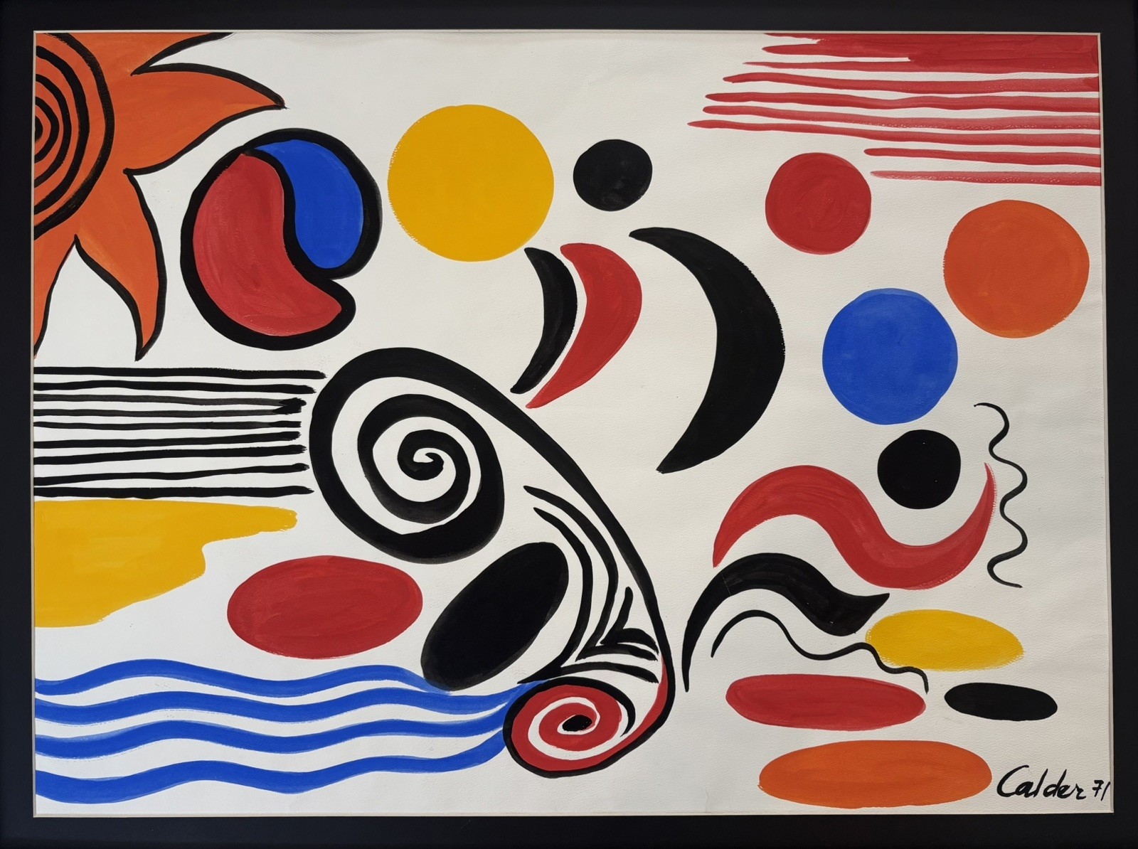 Alexander Calder | Alexander Calder in the style of, Mixed Media (1976 ...