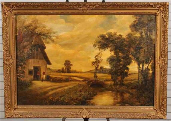 Frederick Alexander Duncan | Cottage of Two Sisters in Normandy | MutualArt