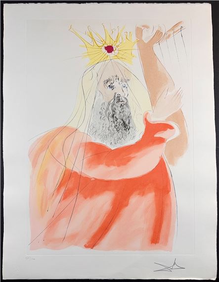 Salvador Dalí | Our Historical Heritage King David (1975) | MutualArt