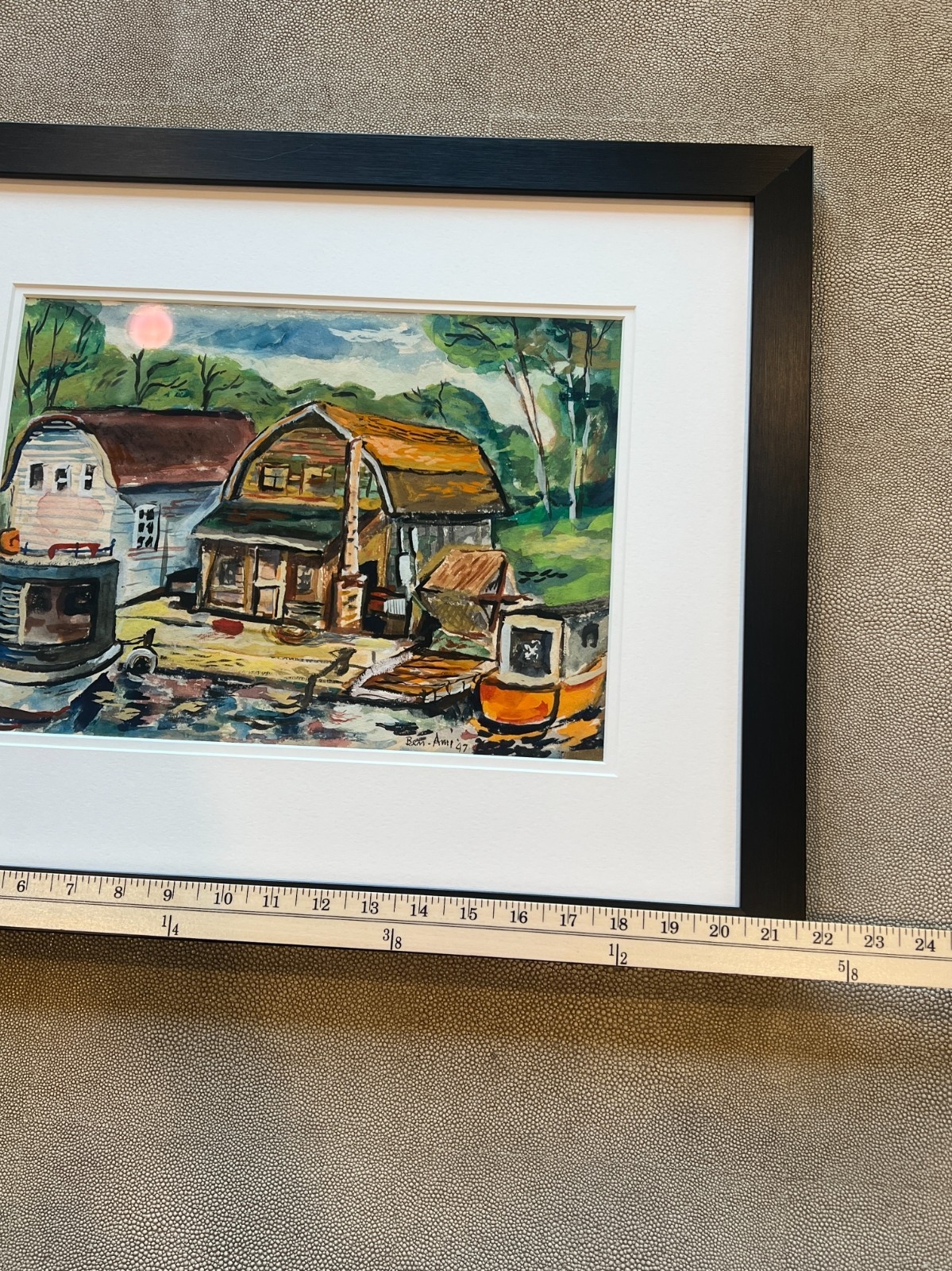 Ben Ami | HAROR SCENE WATERMILL (1947) | MutualArt