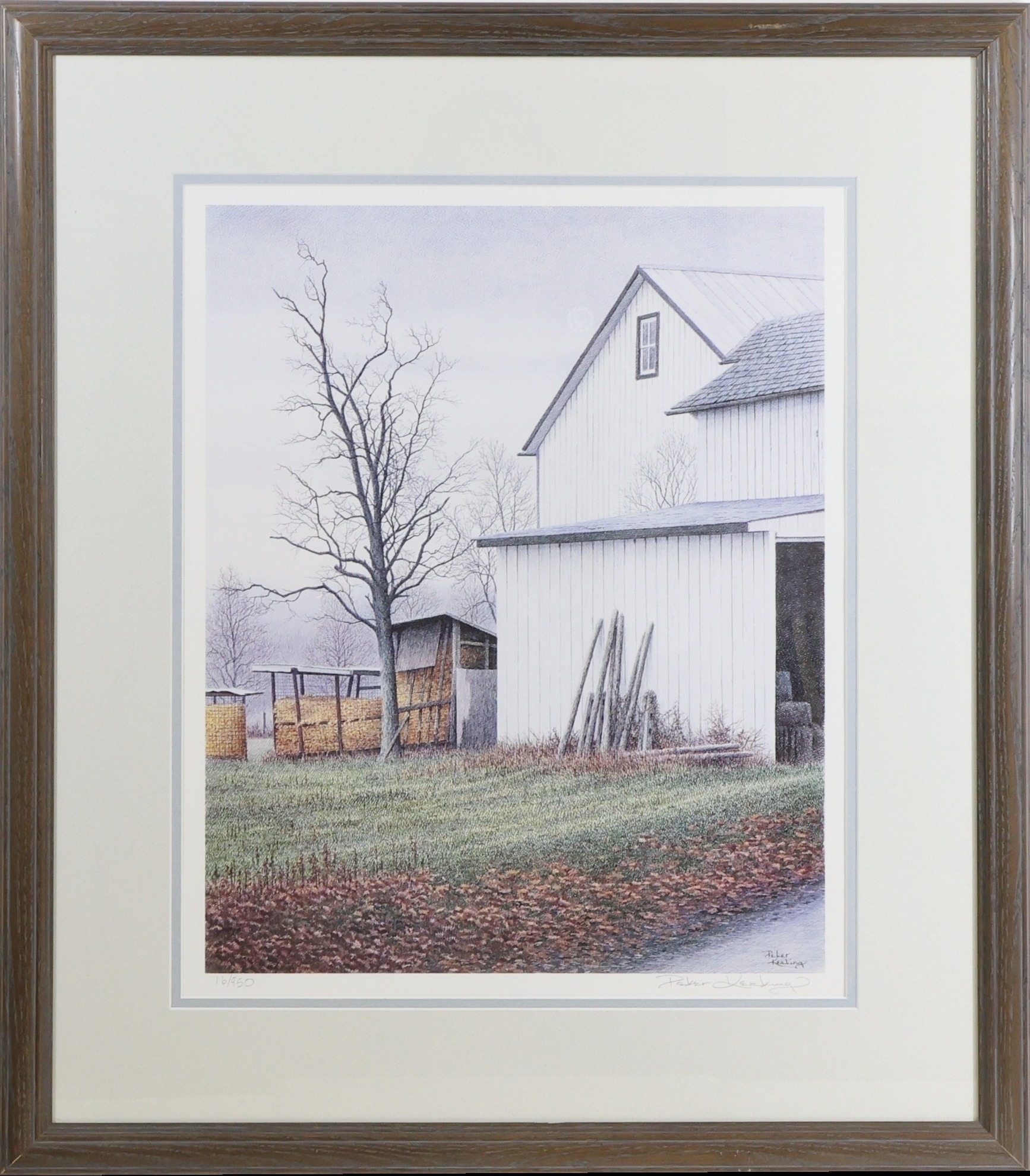 Keating Peter | Corn Cribs, 1986 (1986) | Compare similar artworks ...