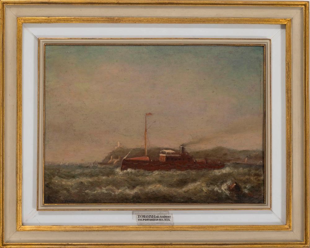 Luiz Assencio Tomasini | Par de marinhas (1891) | MutualArt