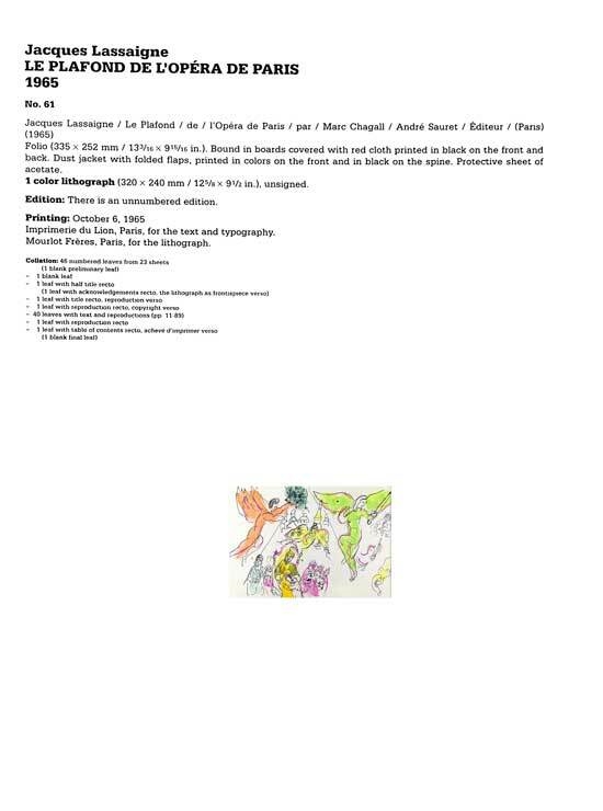 Marc Chagall | Sketch for Mussorgsky and Mozart (1965) | MutualArt