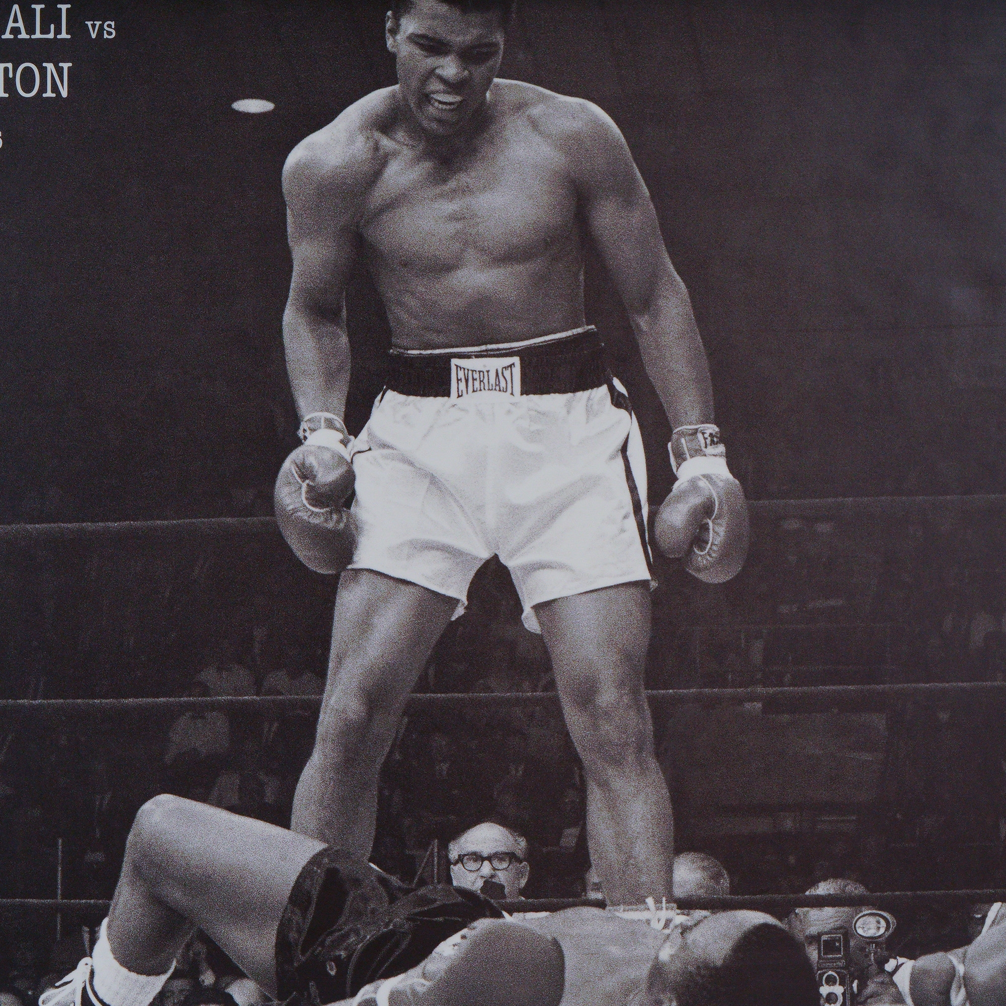 Muhammad Ali | Muhammad Ali vs Sonny Liston Fight Phantom Punch Poster ...