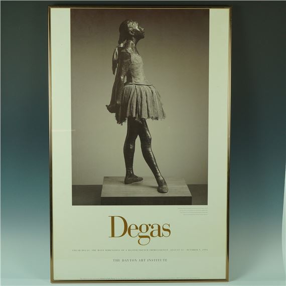 Edgar Degas | Degas Exhibition Poster, Dayton Art Institute 1994 (1994 ...