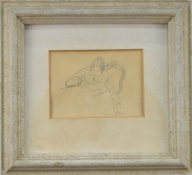 Rudolf Vejrych | Dívka píšící dopis | MutualArt