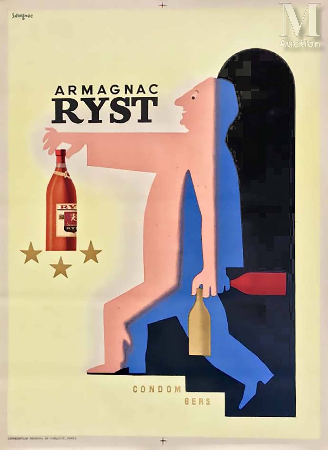 Raymond Savignac | Affiche entoilée/ Vintage Poster on Linnen T.B.E ...