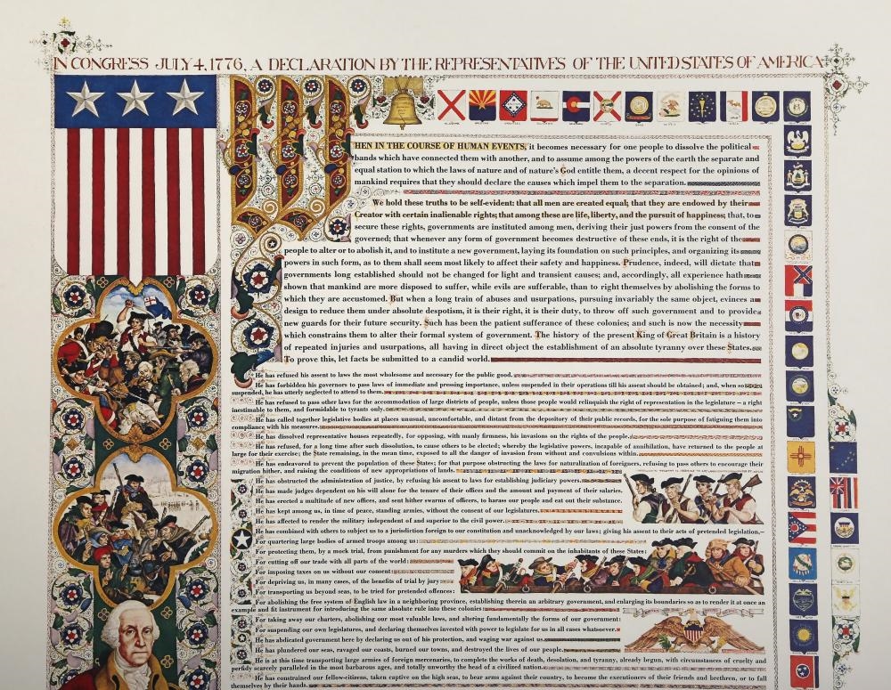 Arthur Szyk | Declaration of Independence (1950) | MutualArt