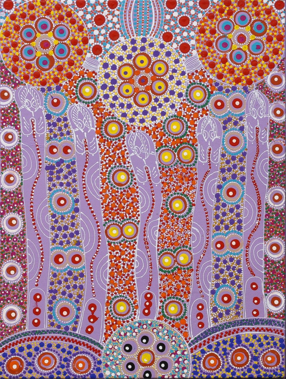Cindy Wallace Nungurrayi | Dreamtime Sisters (2023) | MutualArt