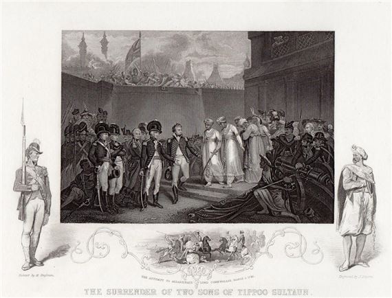 Henry Singleton | The Surrender of two Sons of Tippoo Sultaun (1855 ...