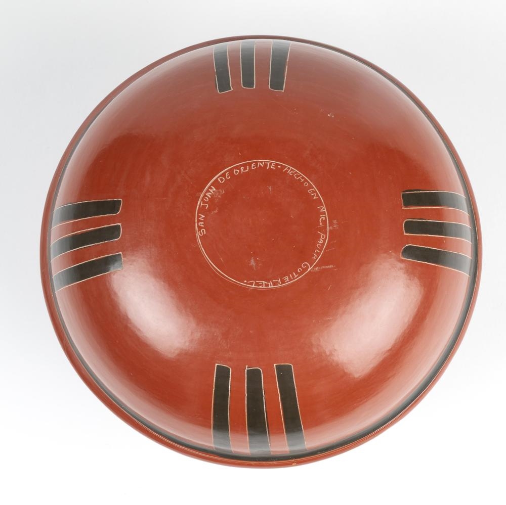 Paul Gutierrez | Redware Jar with Black Painted Designs (20th Century ...