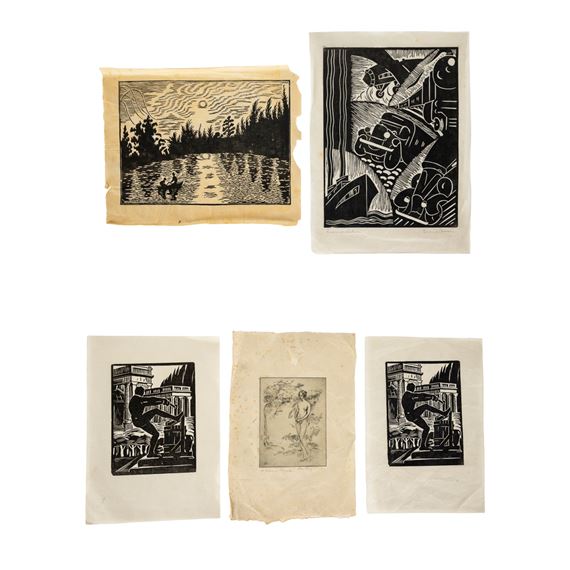 Ray Boynton | Five Vintage Prints Including a Ray Sceptre Boynton (1883 ...
