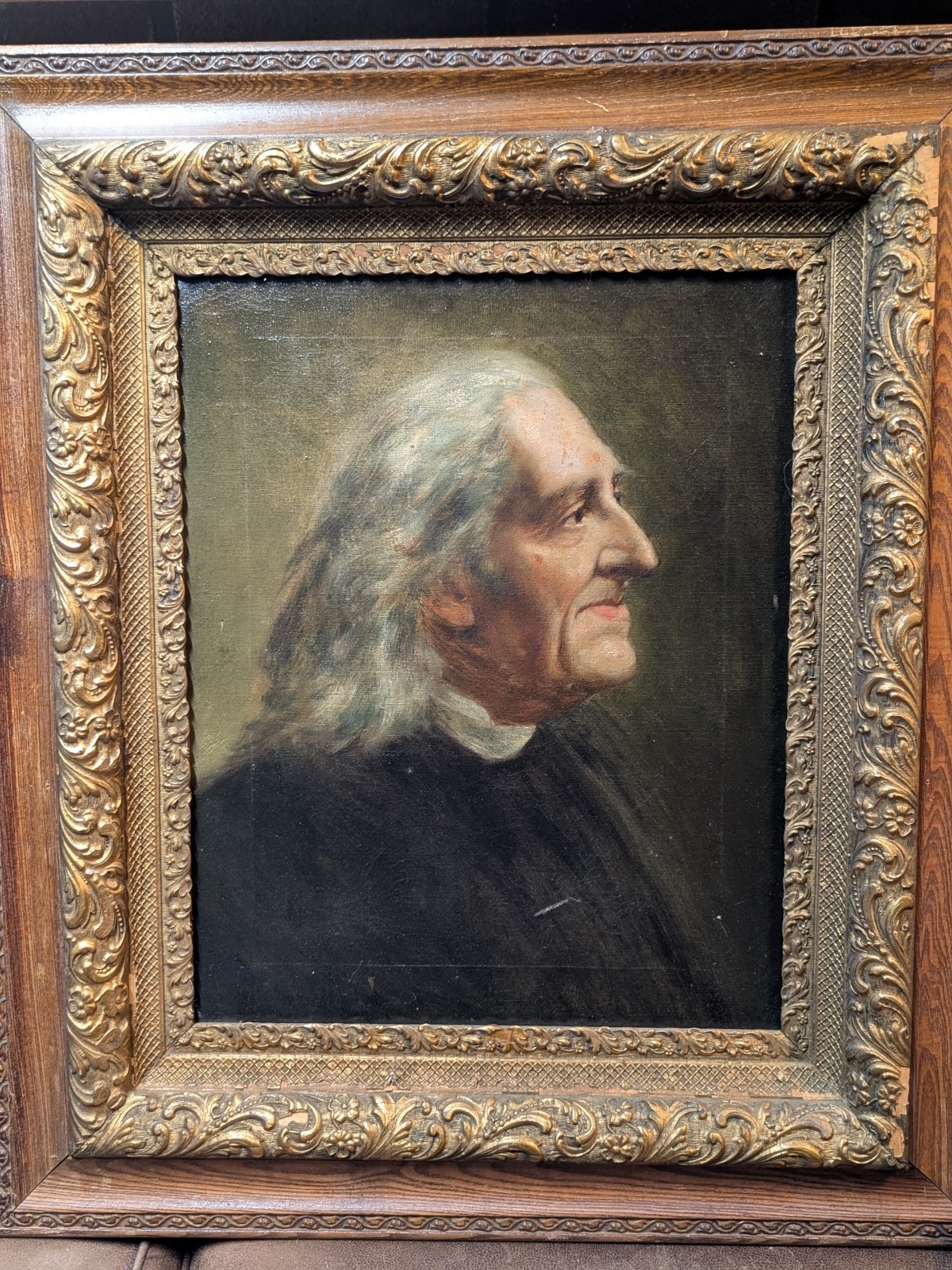 Franz Liszt | Antique oil painting of Franz Liszt (19th Century ...