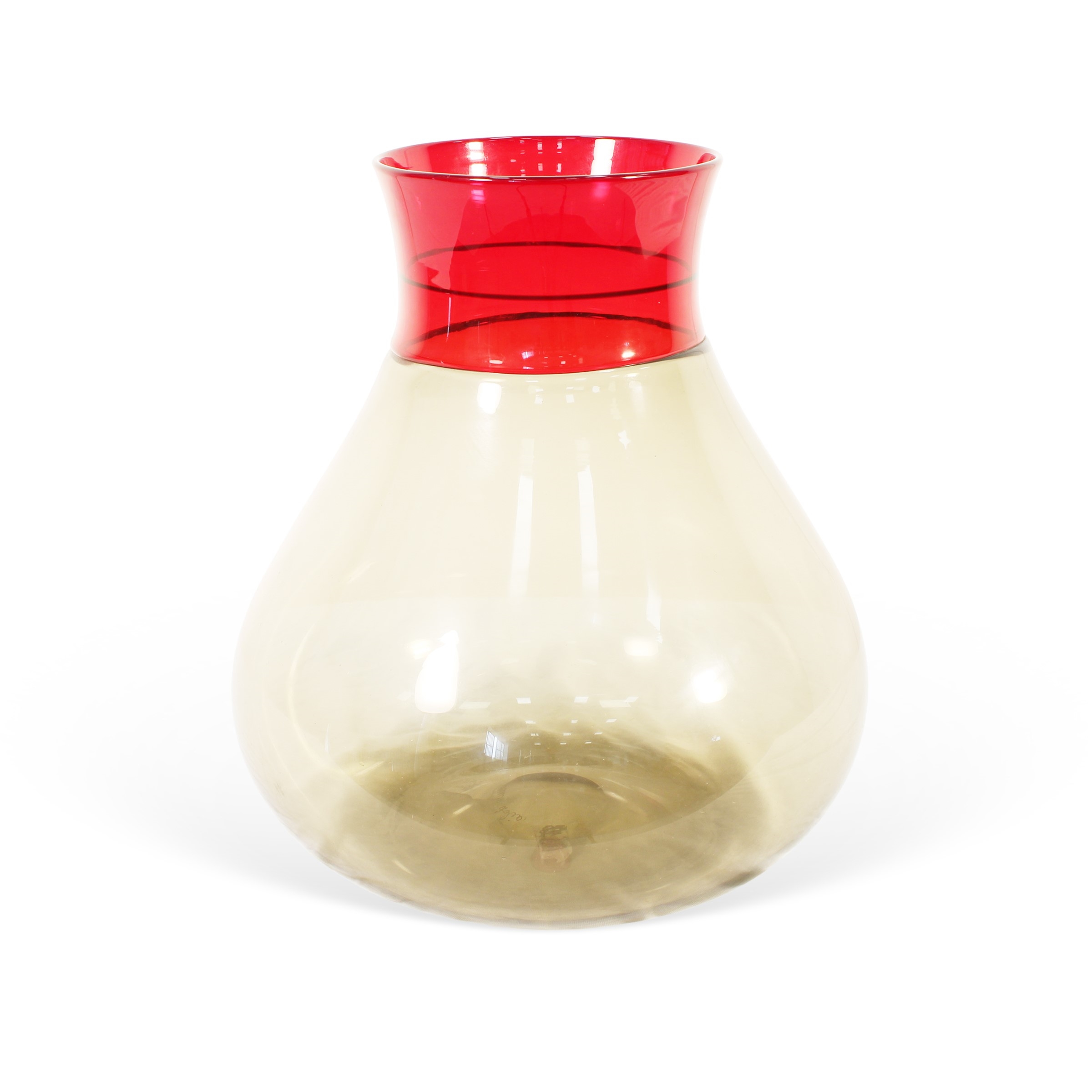Ludovico Diaz de Santillana | vaso modello Colletti in vetro brunito a ...