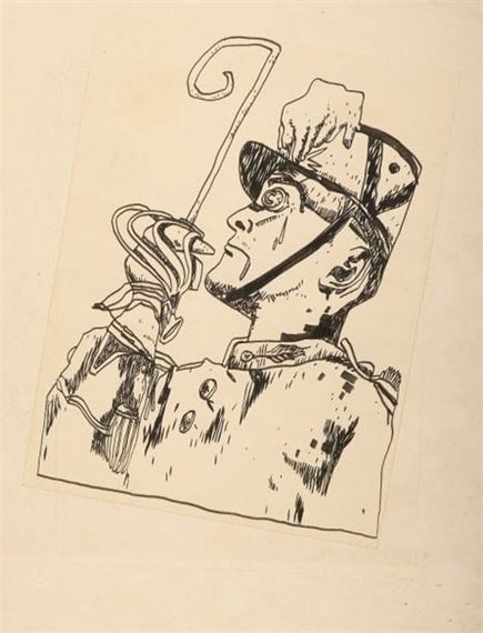 Marc Combas | Military Ink drawing | MutualArt