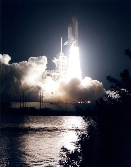 NASA | Spectacular night liftoff of Space Shuttle Atlantis (Mission STS ...