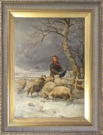 Thomas George Cooper | Beautiful original painting of a lovely young ...
