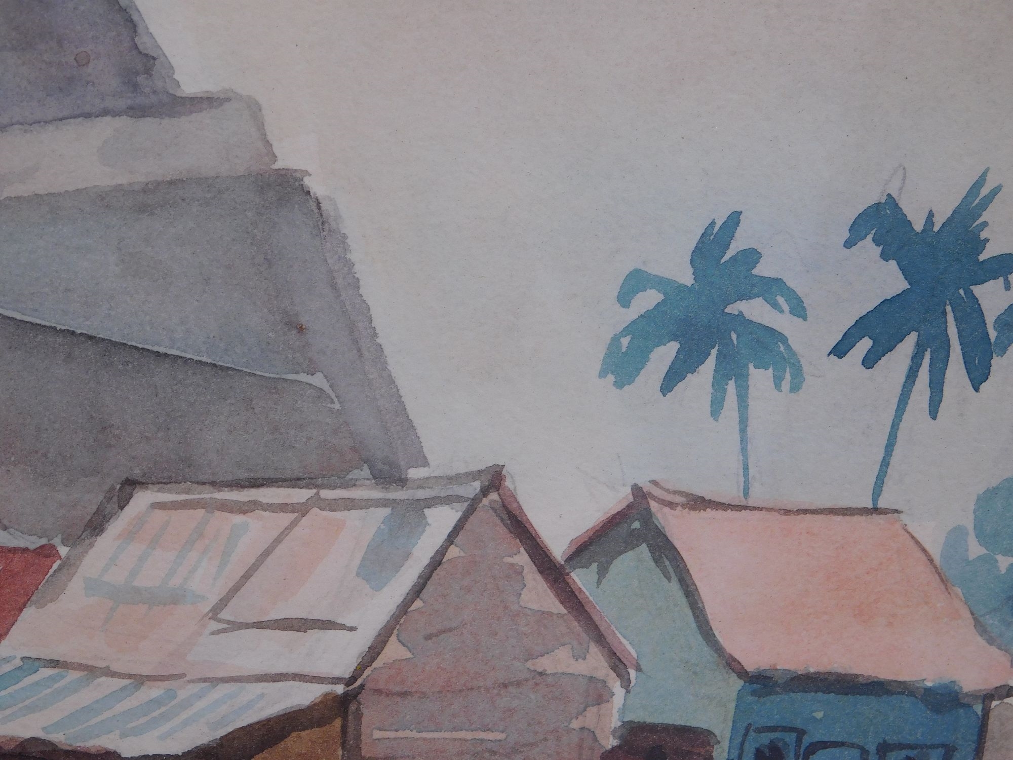 Christian Lagarde | South American River Town (1957) | MutualArt