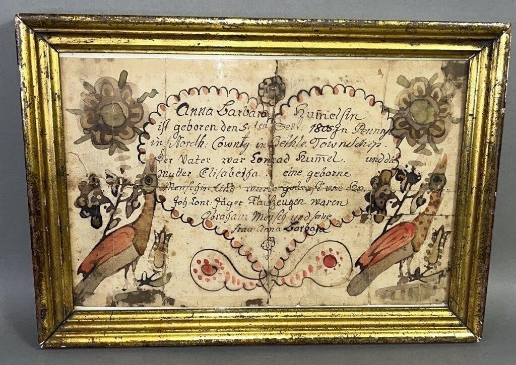 Krebs Friederich | Birth & Baptism record for Anna Barbara Humel ...