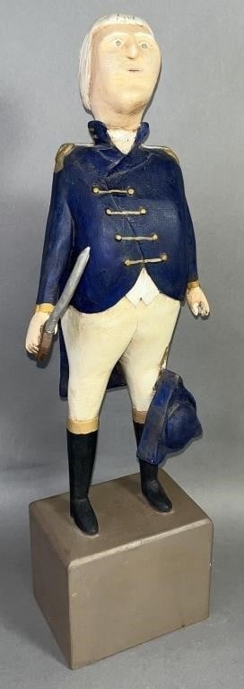 Thomas Gaffney | carved George Washington (21st Century) | MutualArt