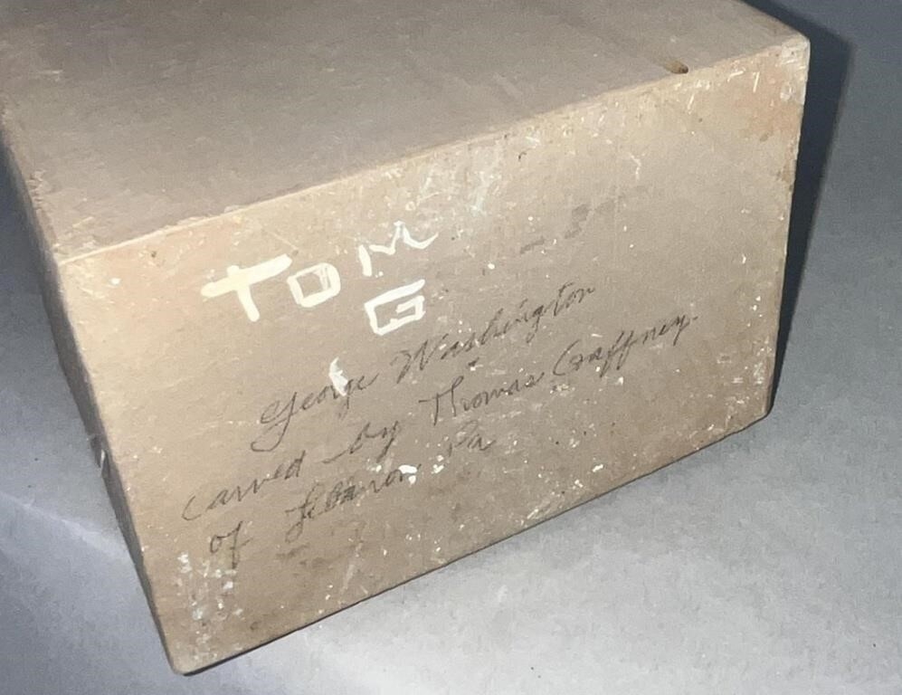 Thomas Gaffney | carved George Washington (21st Century) | MutualArt