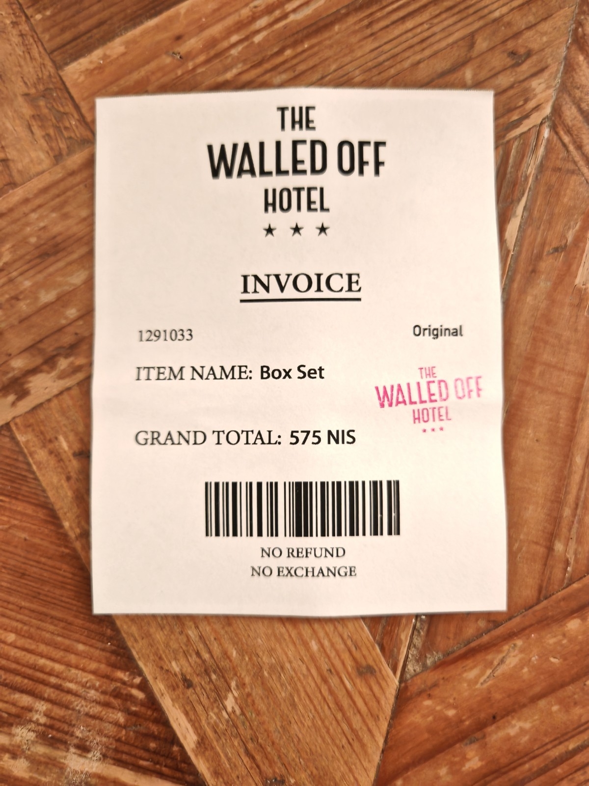 Banksy | Banksy Walled Off Hotel Box Set + Invoice (2018) | MutualArt