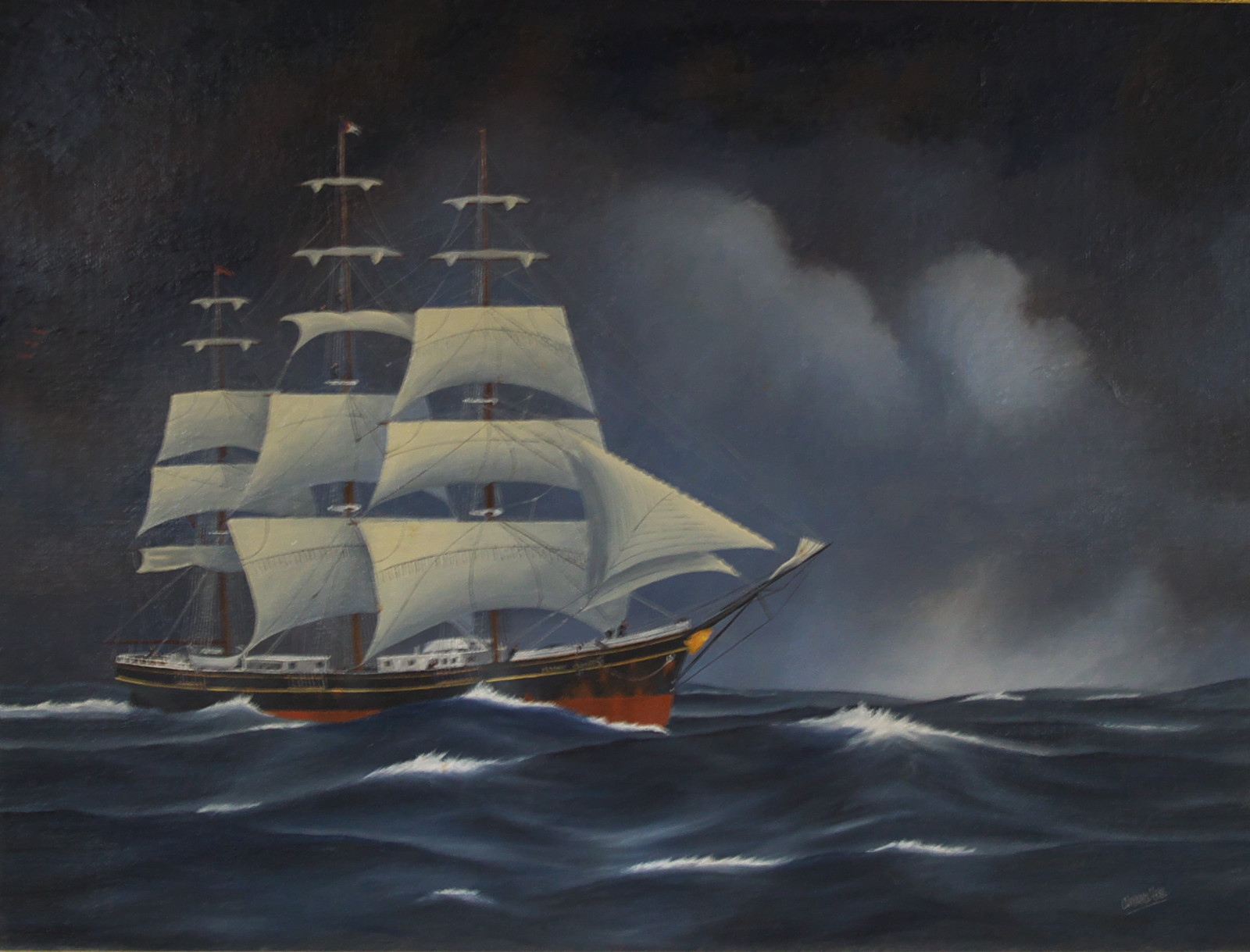 John Coward | The Clipper Ship Flying Clouds (1968) | MutualArt