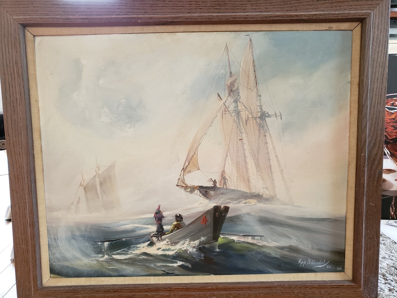 Kipp Soldwedel | Kipp Soldwedel Original Oil on Board Painting Sailing ...