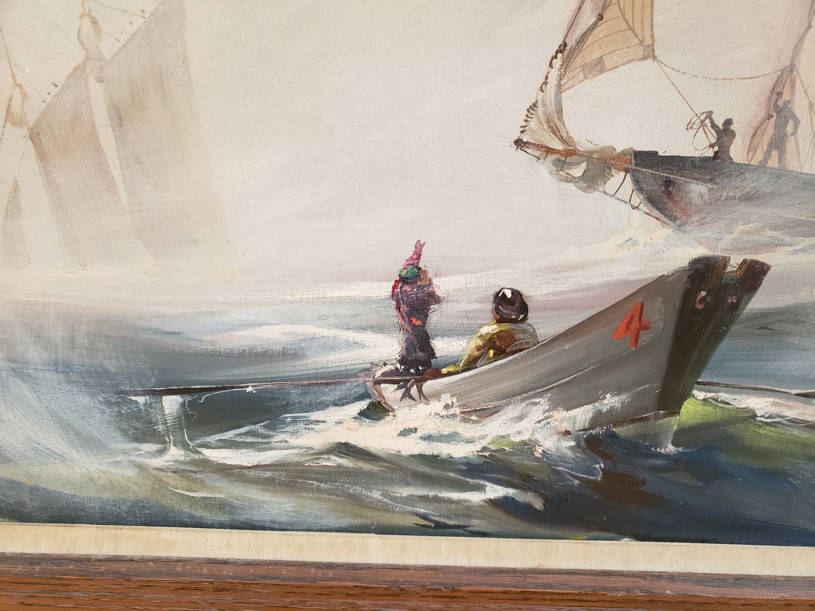 Kipp Soldwedel | Kipp Soldwedel Original Oil on Board Painting Sailing ...