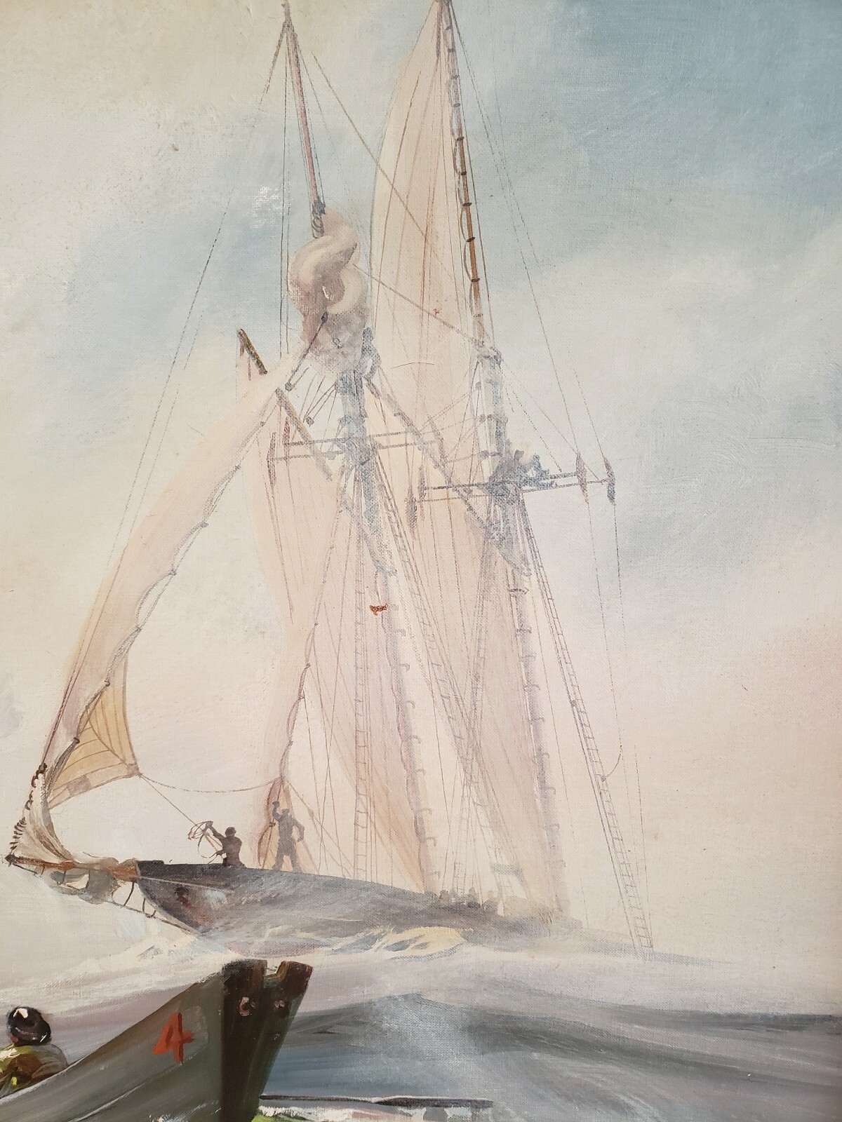 Kipp Soldwedel | Kipp Soldwedel Original Oil on Board Painting Sailing ...