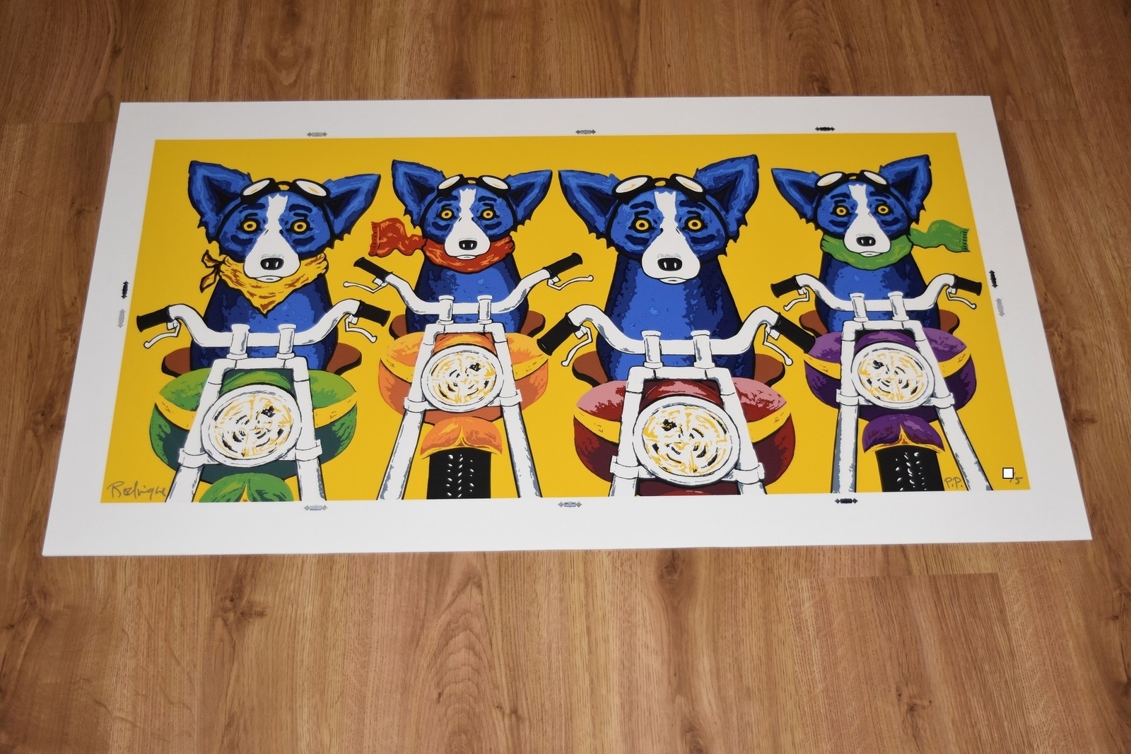 George Rodrigue | The Rat Pack - Yellow (2002) | MutualArt