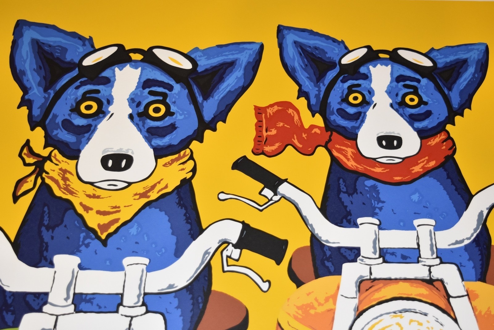 George Rodrigue | The Rat Pack - Yellow (2002) | MutualArt