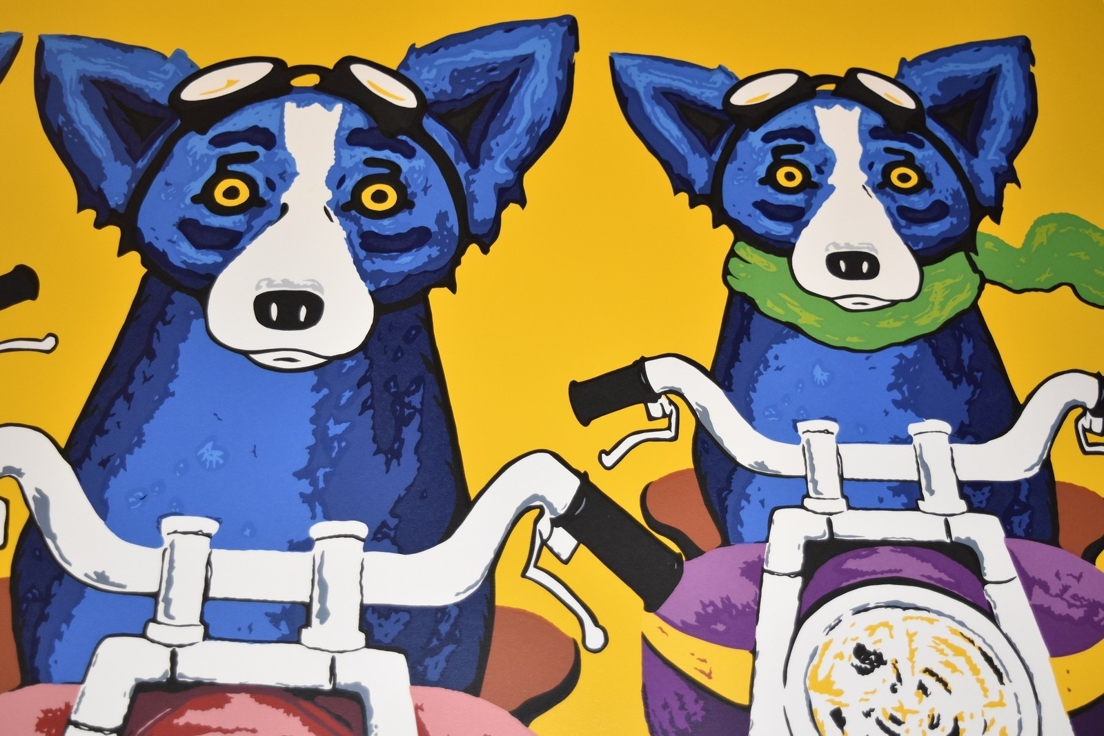 George Rodrigue | The Rat Pack - Yellow (2002) | MutualArt