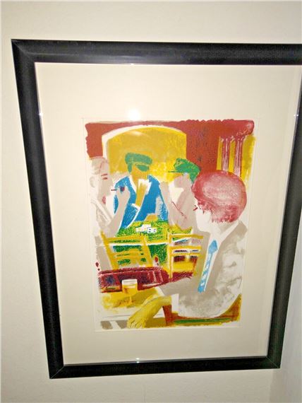 Paul Collomb | The Poker Game (1973) | MutualArt