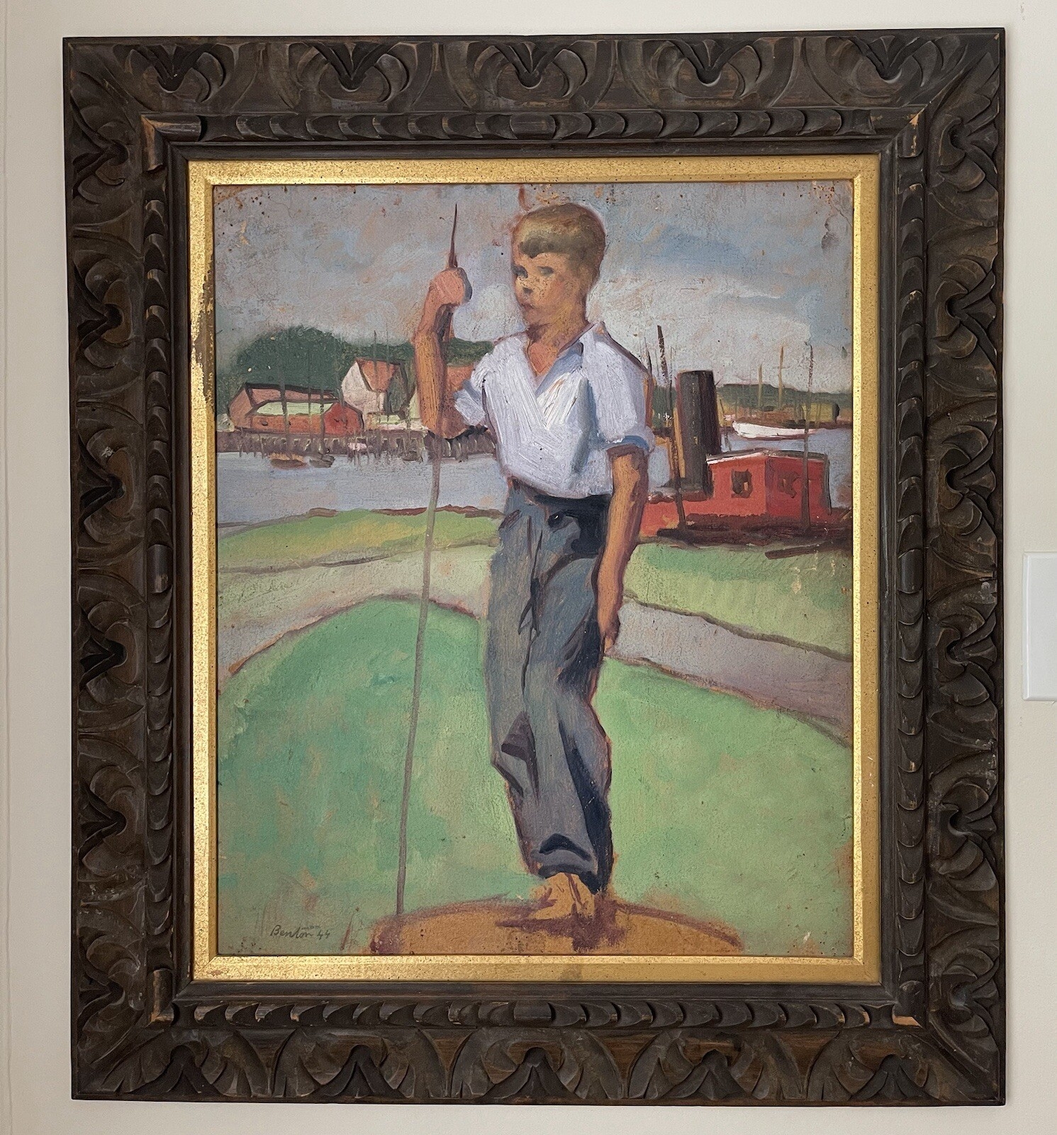 Thomas Hart Benton‏ | Ode To Thomas Hart Benton Original Painting (1944 ...