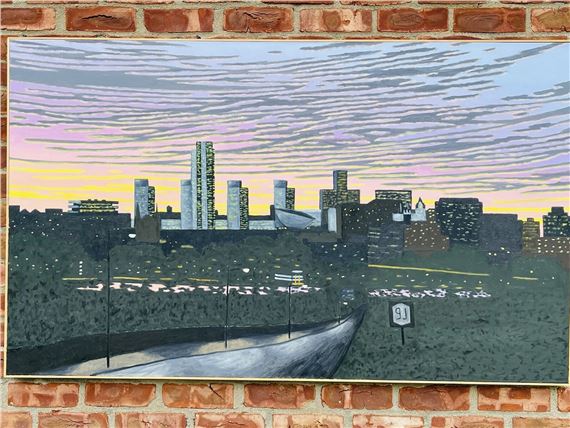 Bill Sullivan | New York Landscape Artist Bill Sullivan Huge Cityscape ...